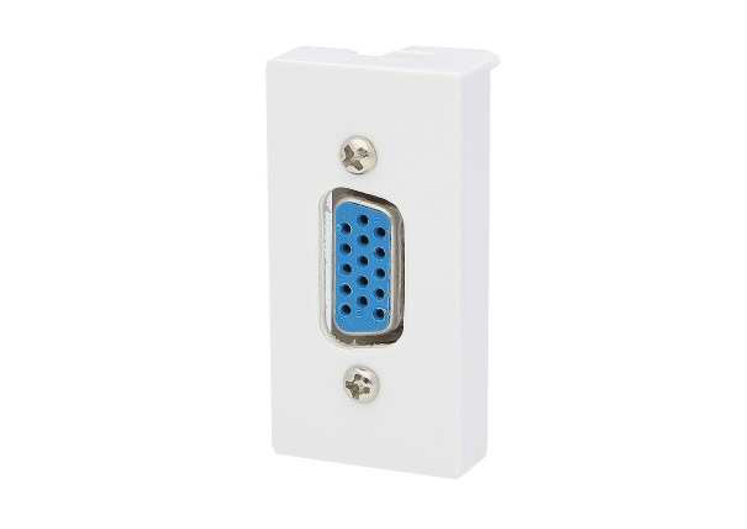 WVGA-FEMALE-61 Moduł VGA żeński – biały Osprzęt LIVOLO