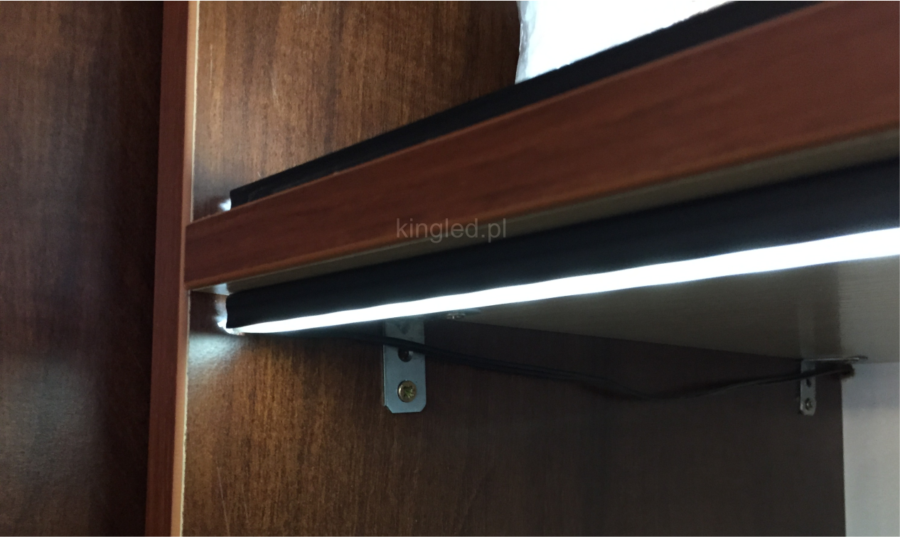 Taśma LED na powierzchniach drewnianych- zdecydowanie w profilu ALU ...
